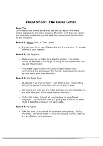 📓 35+ Free Cheat Sheets On Every Job Search Topic